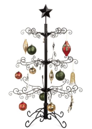 Ornament Trees, Christmas Ornament Stand and Hooks, Hangers, Multiple ...