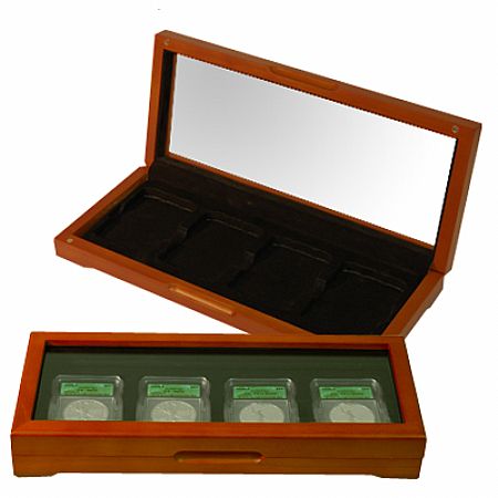 Coin Box - Four Slab, Coin Display Cases