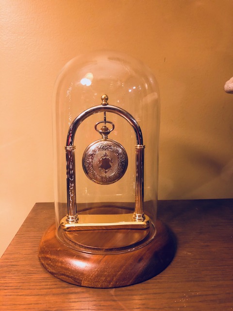 Pocket Watch Display Dome - 4" x 7" with Brass Full Arch Stand, Pocket ...