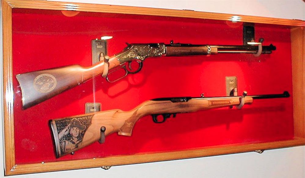 Rifle Handgun Display Case Rifle And Musket Displays