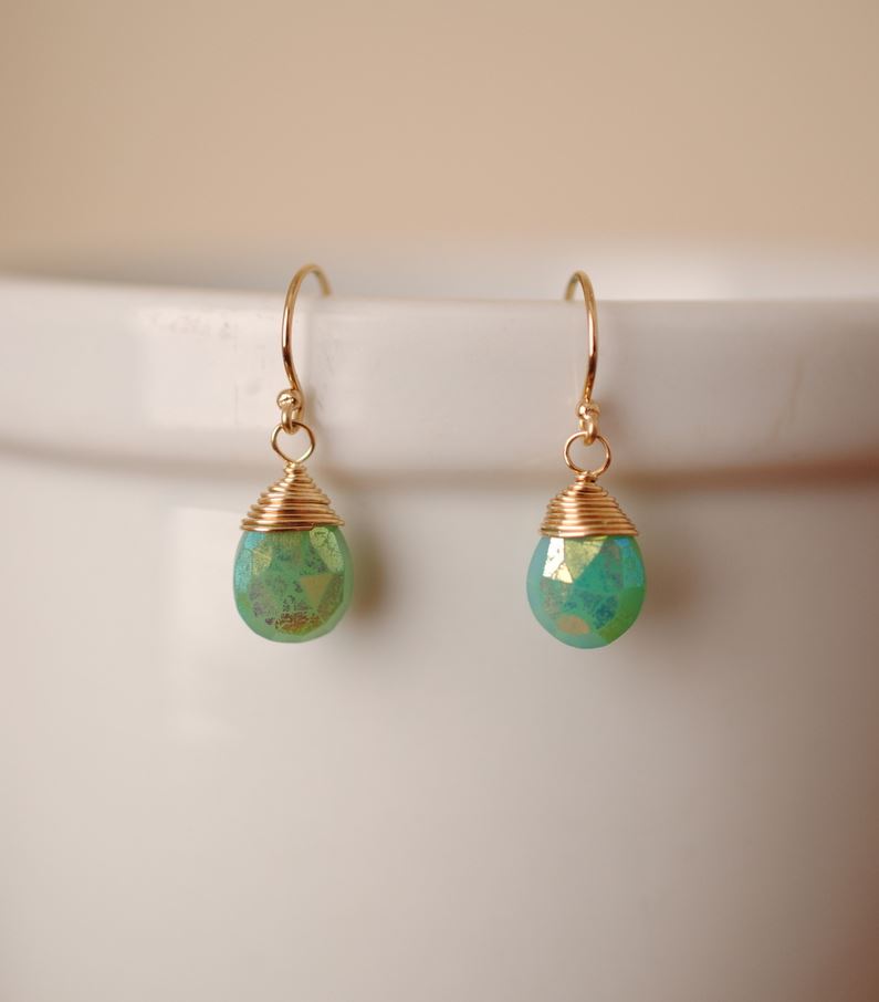Anne Vaughan Designs - Hammered Gold Plated Earrings, Anne Vaughan ...