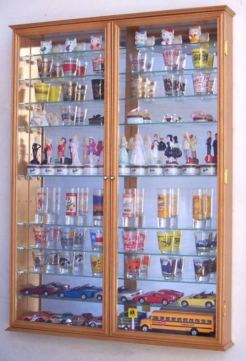 Shotglass Collector Case - Mirrored Back Extra Large, Shot Glass ...