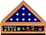 Flag Cases - Flag and Medal Case, Military Flag Display Cases